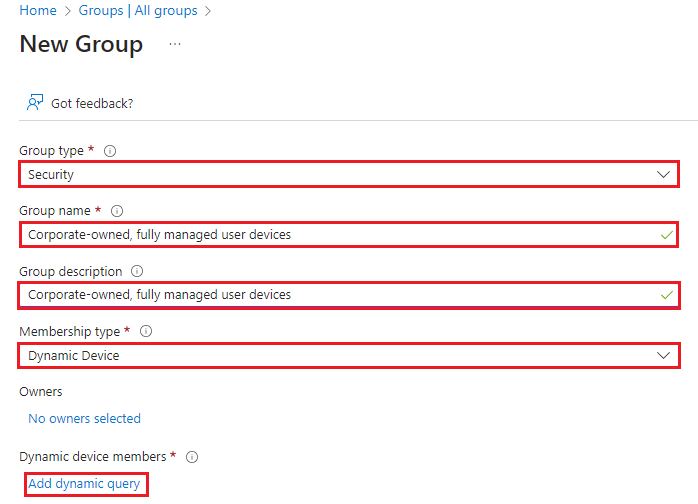 How to create Entra dynamic groups for Android Enterprise enrolments?